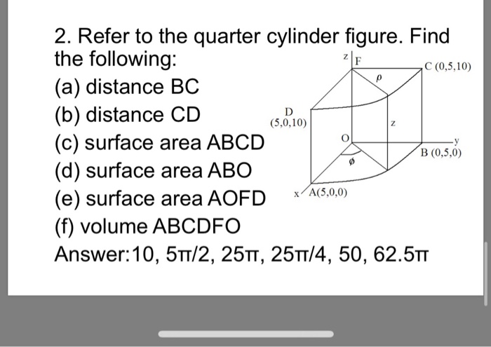 Solved 2C (0,5,10) D (5,0,10) 2. Refer to the quarter | Chegg.com