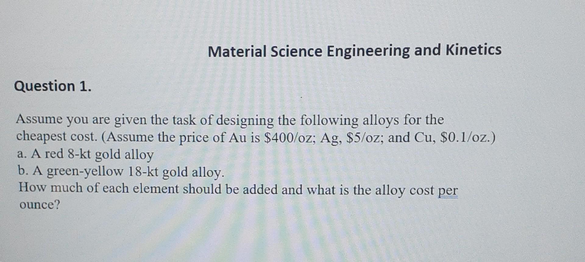 Solved REFRACTIVE INDICES OF VARIOUS MATERIALS Material | Chegg.com