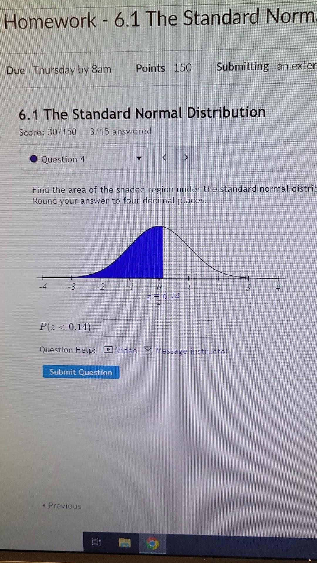 Solved Homework - 6.1 The Standard Norm Due Thursday by 8 am | Chegg.com