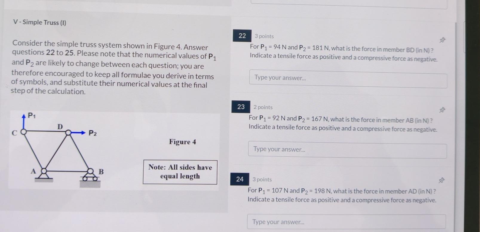 Solved 1 - 2D Force-Couple systems 1 2 points The vector | Chegg.com
