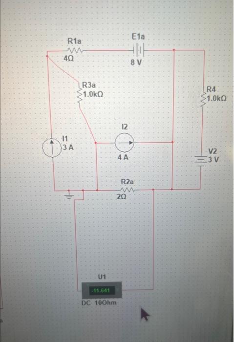 Solved show the step by step calculation for the voltage U1. | Chegg.com