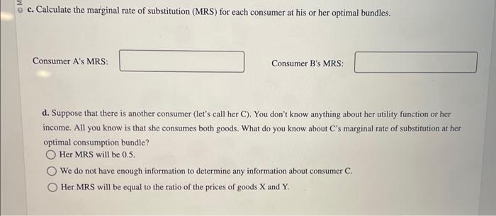 Solved The Calculus of Utility Maximization and Expenditure | Chegg.com