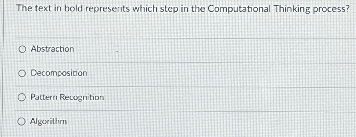 Solved The text in bold represents which step in the | Chegg.com