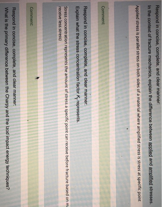 Solved Respond in concise, complete, and clear manner: In | Chegg.com