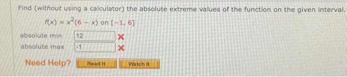 Solved Find (without using a calculator) the absolute | Chegg.com