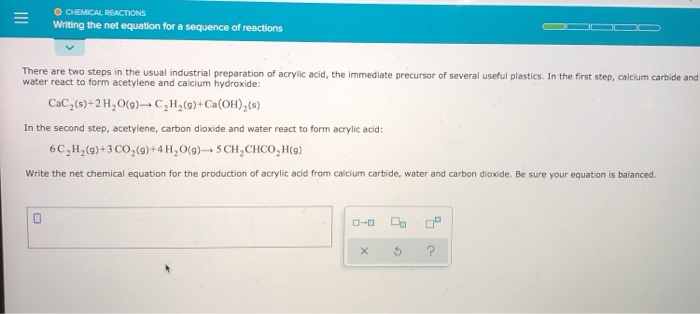 Solved - CHEMICAL REACTIONS Writing the net equation for a | Chegg.com