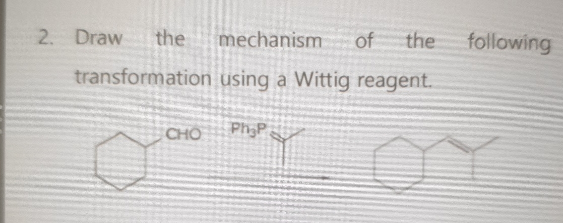 Solved Draw the mechanism of the following transformation | Chegg.com