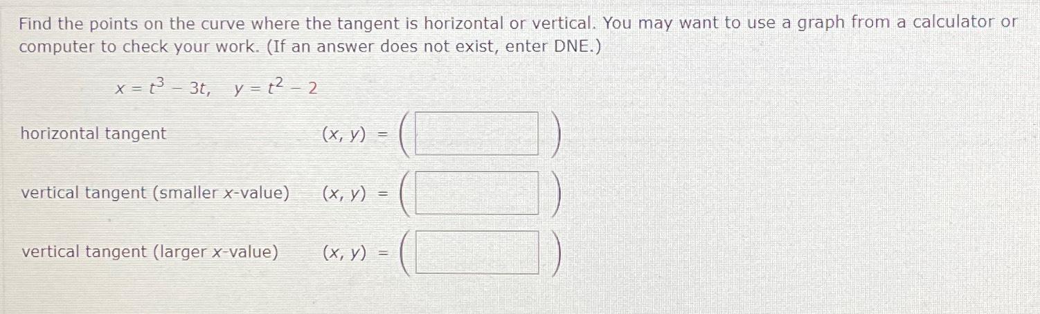 Solved Find the points on the curve where the tangent is | Chegg.com