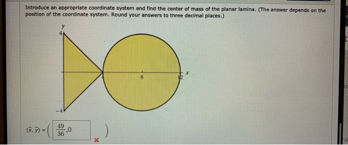 Solved Introduce an appropriate coordinate system and find | Chegg.com