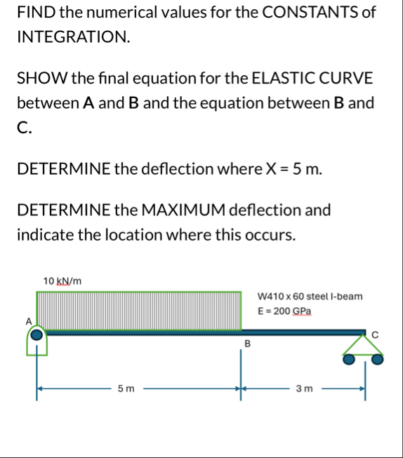FIND the numerical values for the CONSTANTS of | Chegg.com