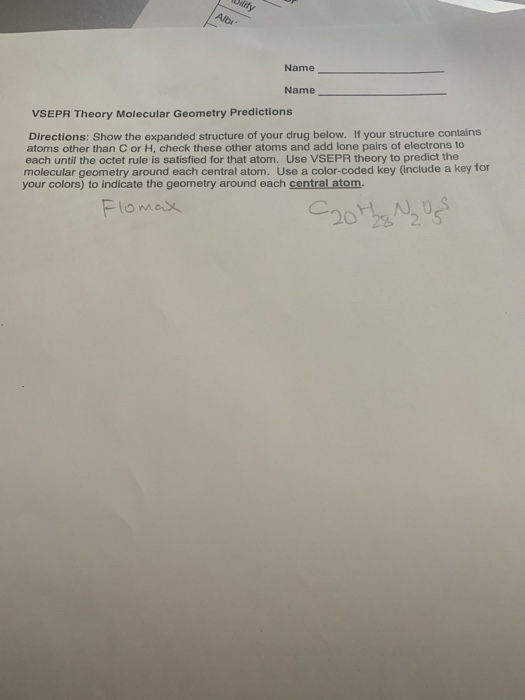 Name My drug is Flomax Name Line-bond/skeletal | Chegg.com