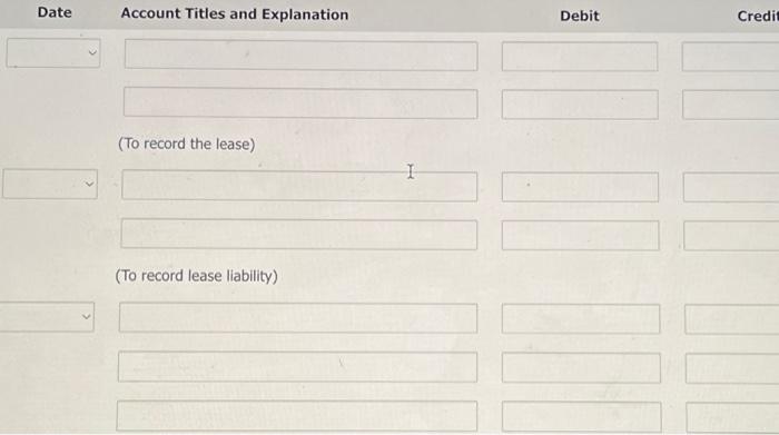 Solved Michelle Leasing Company signs an agreement on | Chegg.com