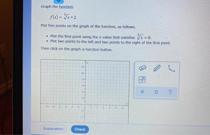 Solved Graph The Function X X2 Plot Five Points On