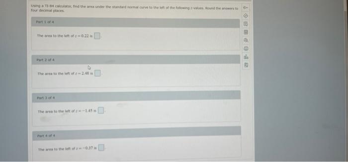 Solved Using a T4 Calculator, find the area under the | Chegg.com