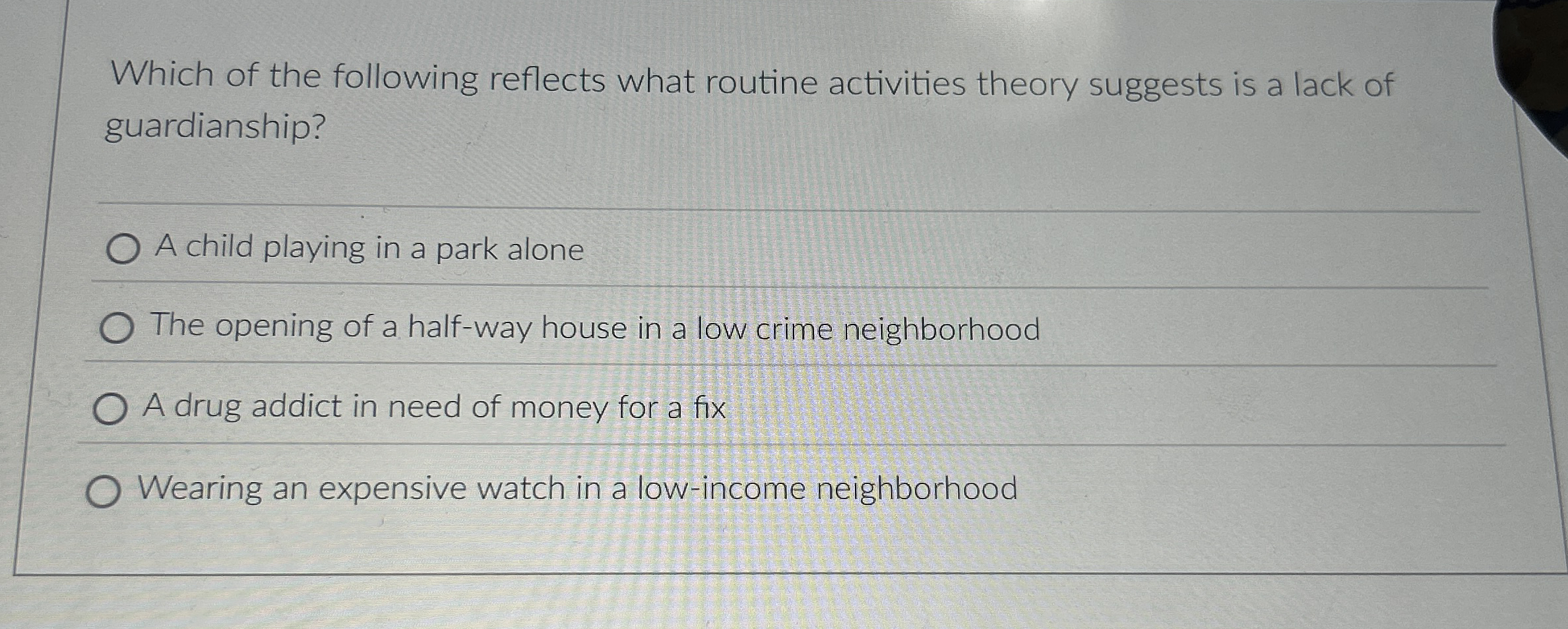 Solved Which of the following reflects what routine | Chegg.com