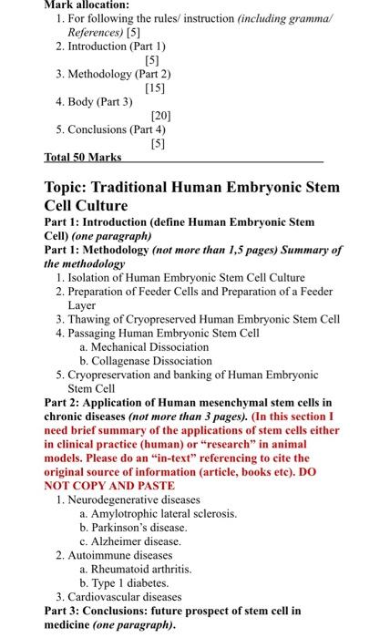 Solved Mark allocation: 1. For following the rules/ | Chegg.com