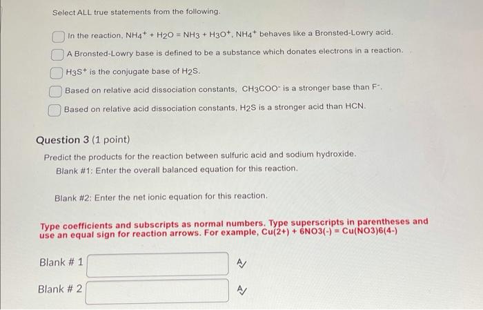 Solved HCN+H2O=H3O++CN− HCN and CN− HCN H3O+and CN− 1. | Chegg.com