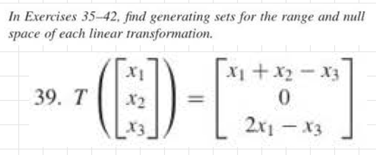 Solved In Exercises 35-42, ﻿find generating sets for the | Chegg.com