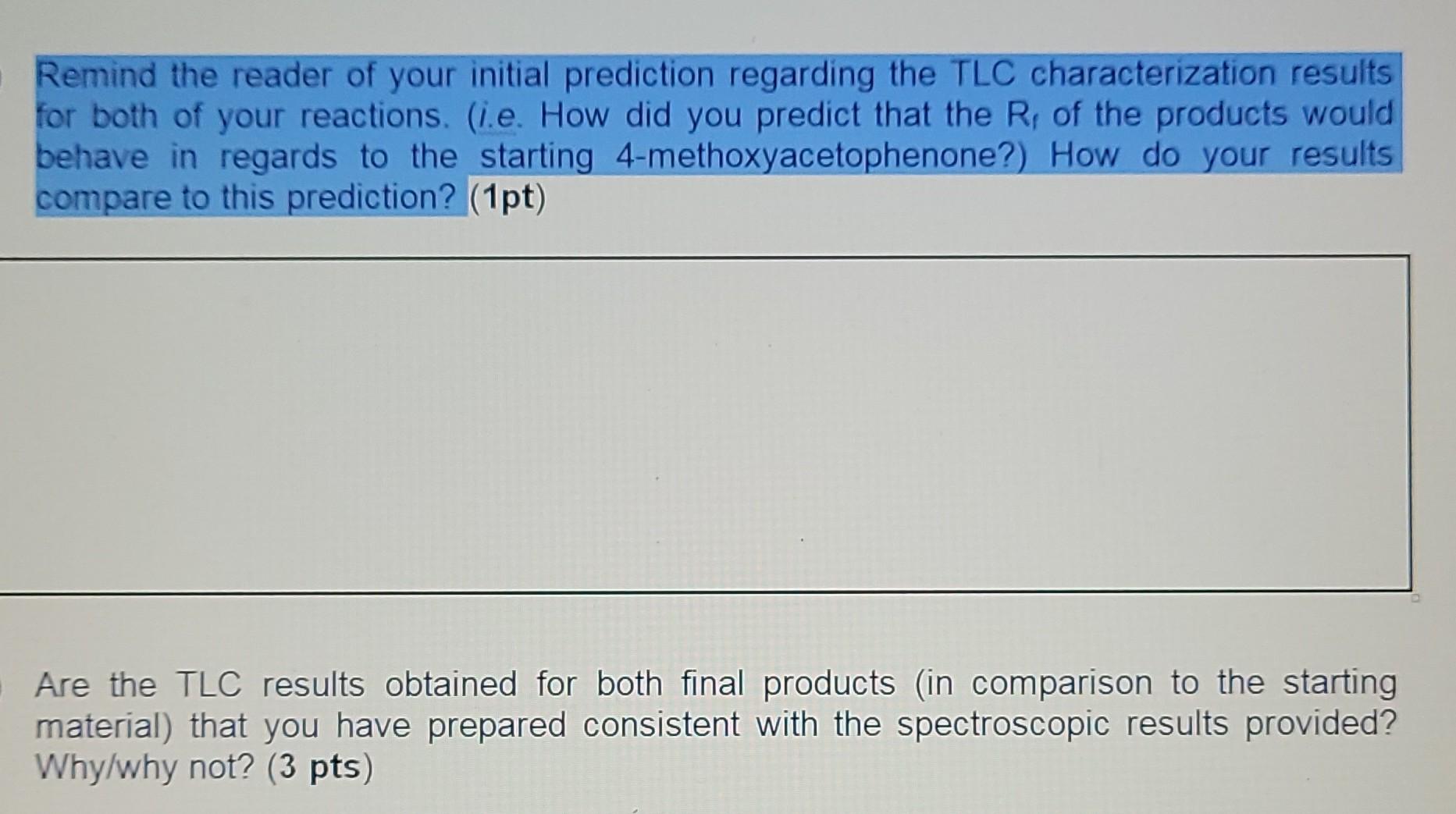 Remind the reader of your initial prediction | Chegg.com