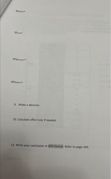 Solved Chapter 12: Activity\#1-ANOVA and Treatment | Chegg.com