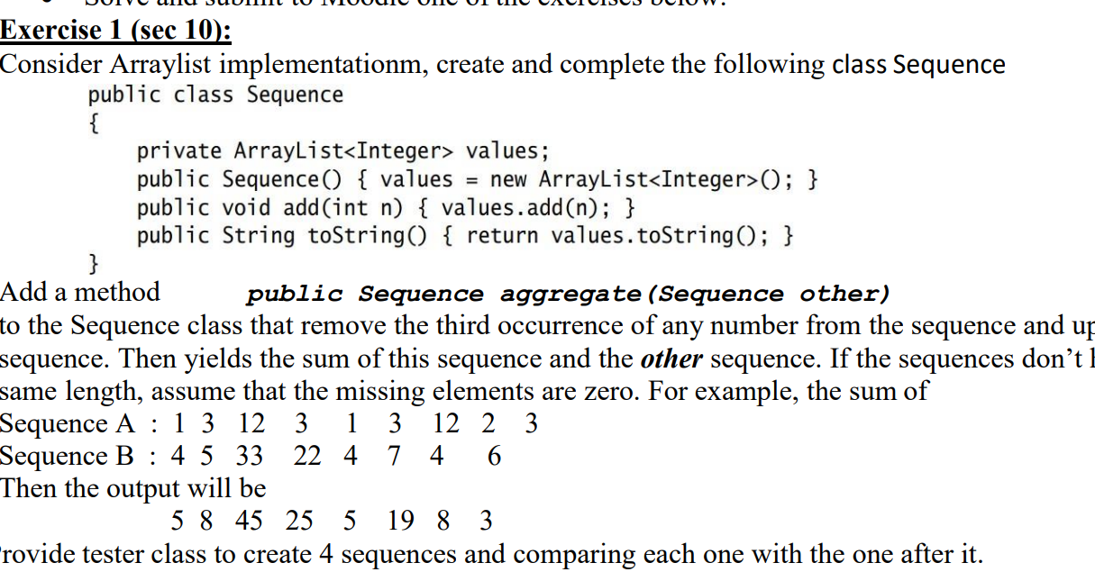 Consider Arraylist implementationm,public class | Chegg.com Consider Arraylist implementationm,public class | Chegg.com
