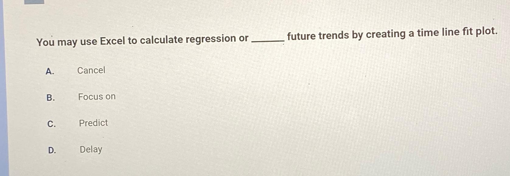 Solved You may use Excel to calculate regression or future | Chegg.com