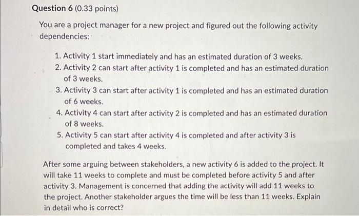 Solved Calculate the expected activity duration using | Chegg.com