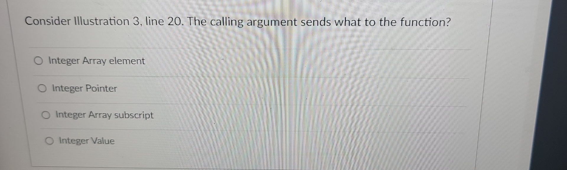 Solved Consider Illustration 3, ﻿line 20. ﻿The calling | Chegg.com
