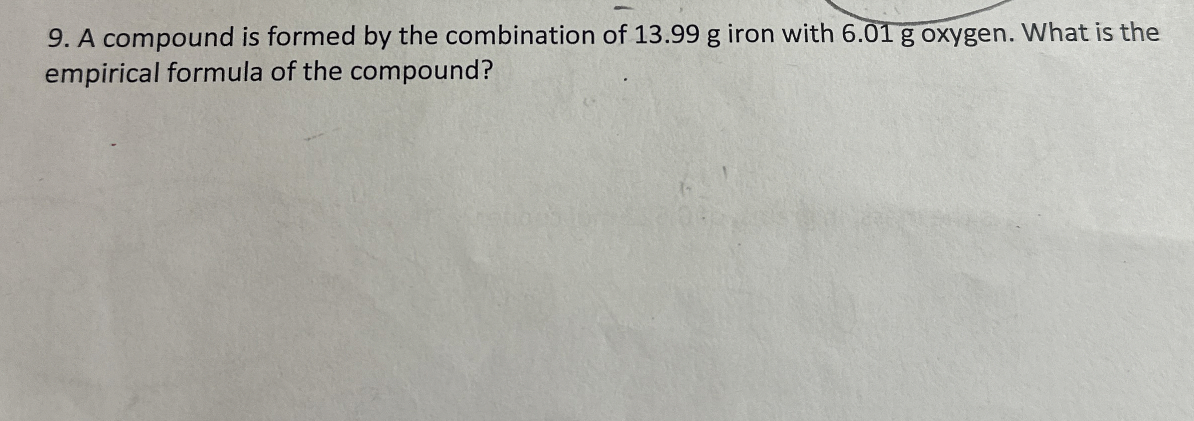 Solved by an EXPERT A compound is formed by the combination of 13.99 ﻿g | Chegg.com