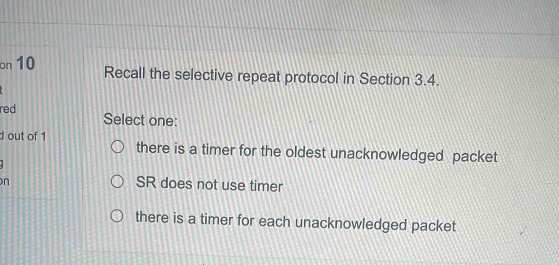 Solved Recall the selective repeat protocol in Section | Chegg.com
