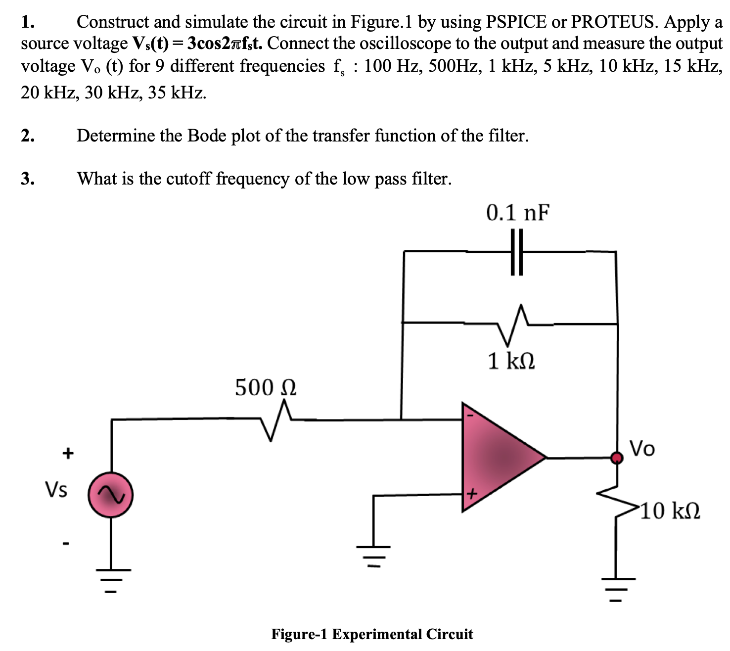 Solved Construct and simulate the circuit in Figure. 1 ﻿by | Chegg.com