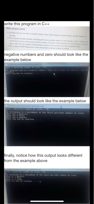 Solved write this program in C++ 2. The MUST negative | Chegg.com