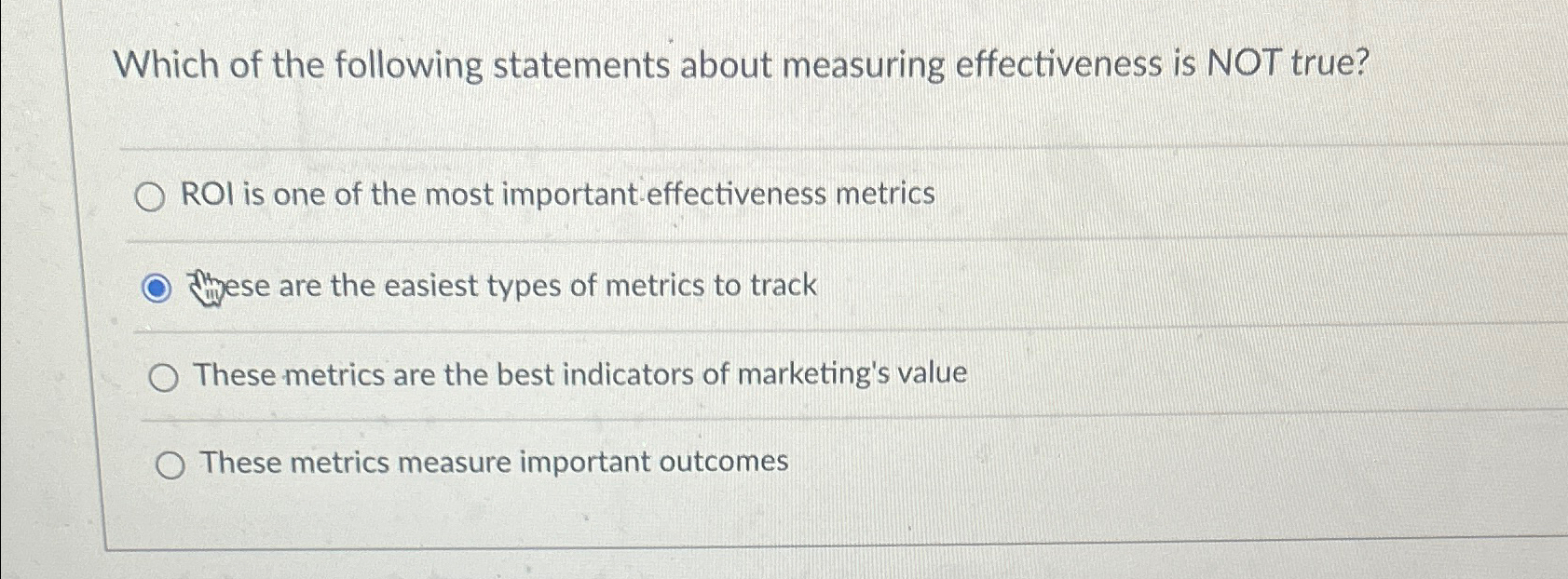Solved Which of the following statements about measuring | Chegg.com