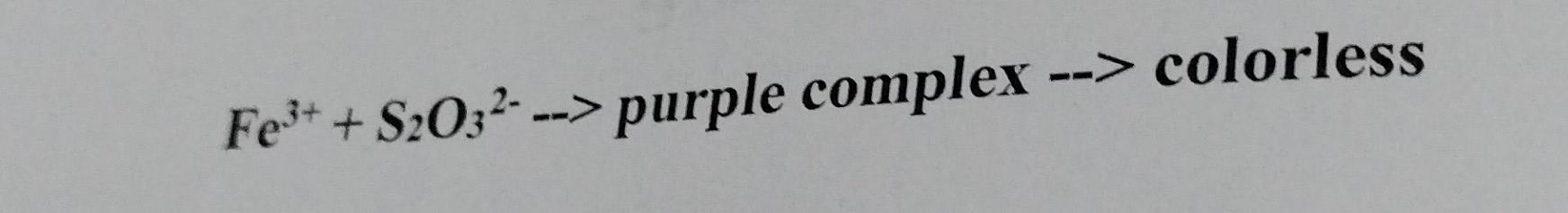 Solved 1- structure of purple color complex What is the | Chegg.com