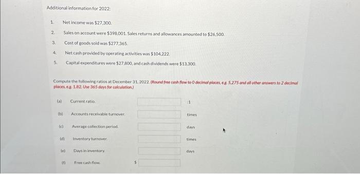 Solved Carla Vista Co. has these comparative balance sheet | Chegg.com