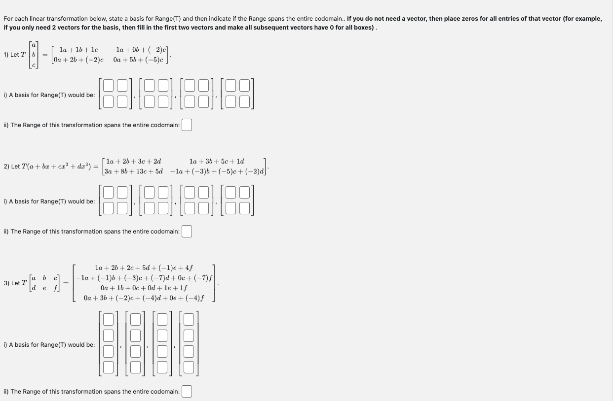 Solved if you only need 2 ﻿vectors for the basis, then fill | Chegg.com