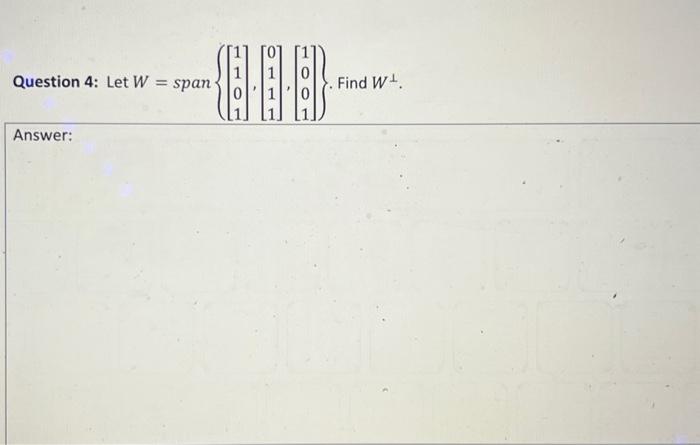 Solved Question 4: Let | Chegg.com