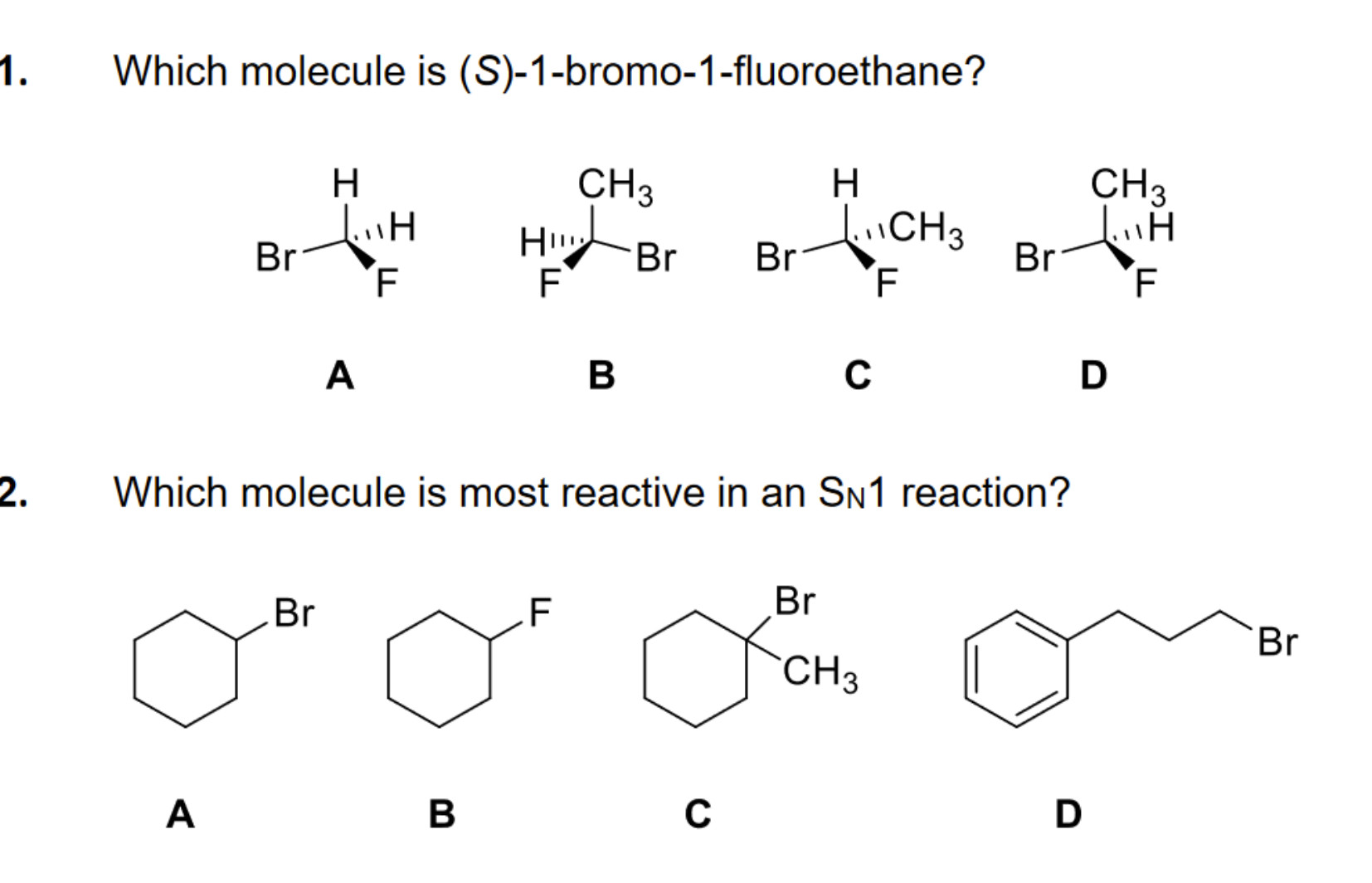 Solved Which molecule is | Chegg.com