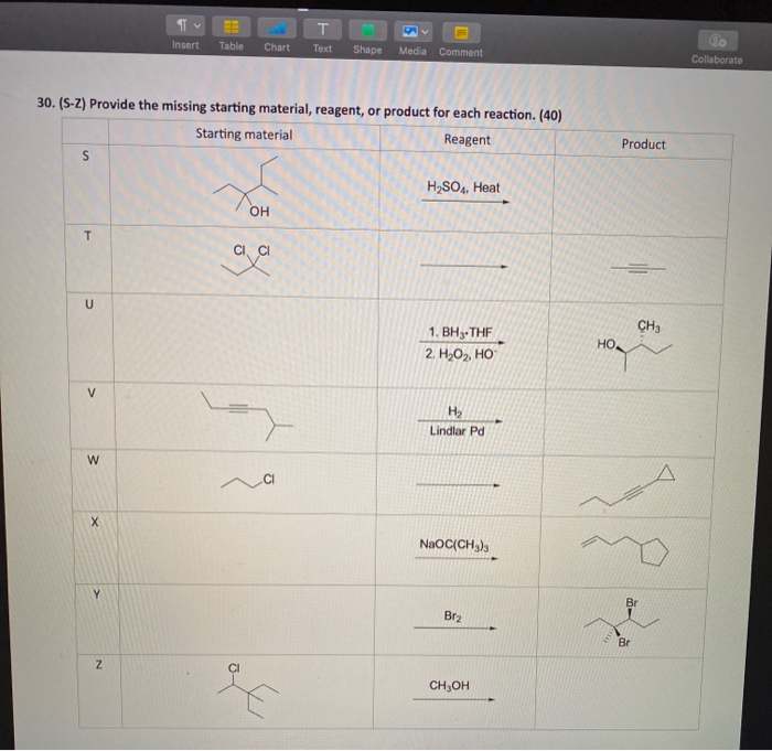 Solved Insert Table Chart Text Shape Media Comment | Chegg.com