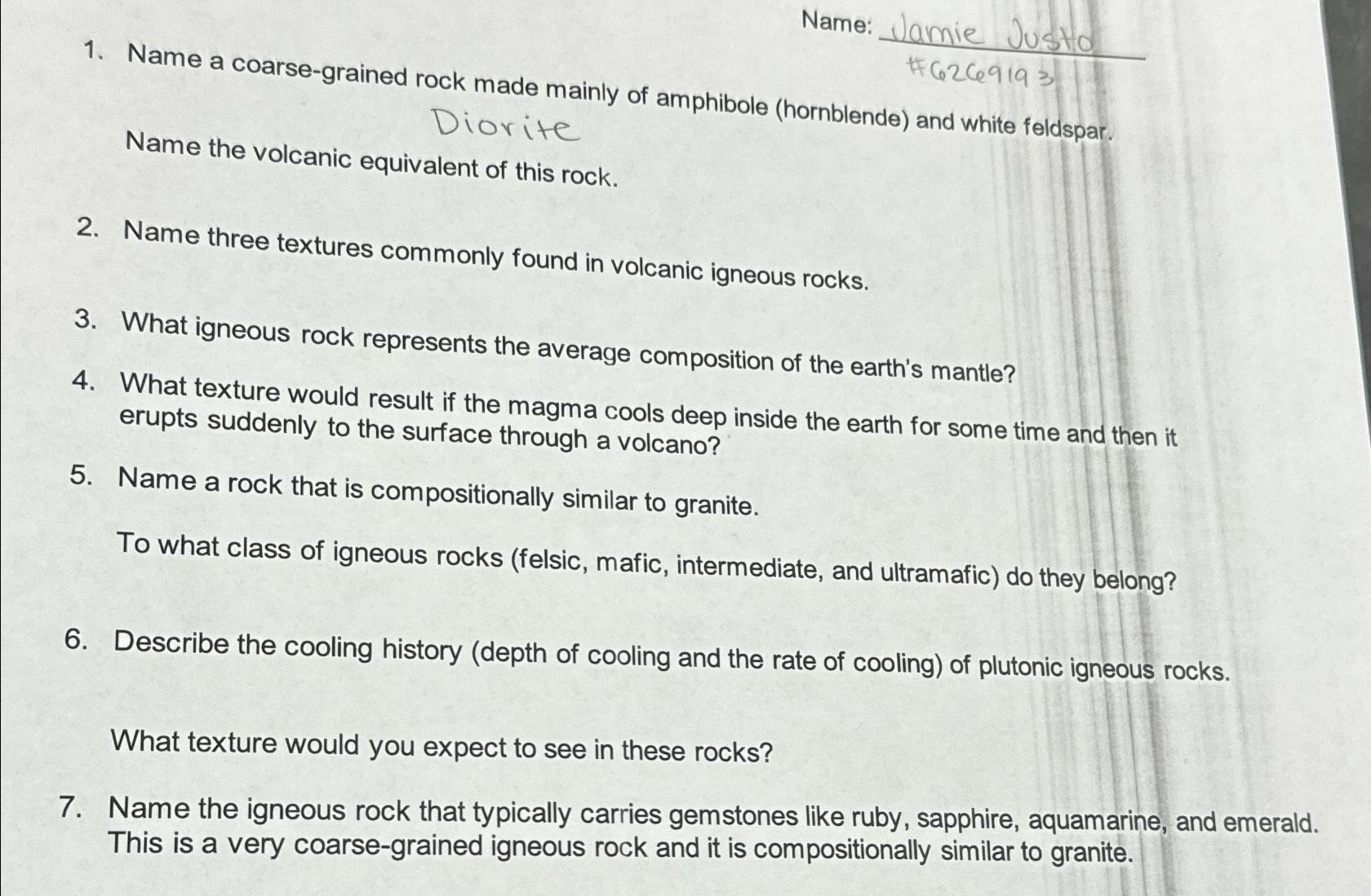 Solved Name:\\n( Jamie Justo )/($6269193)\\nName a | Chegg.com