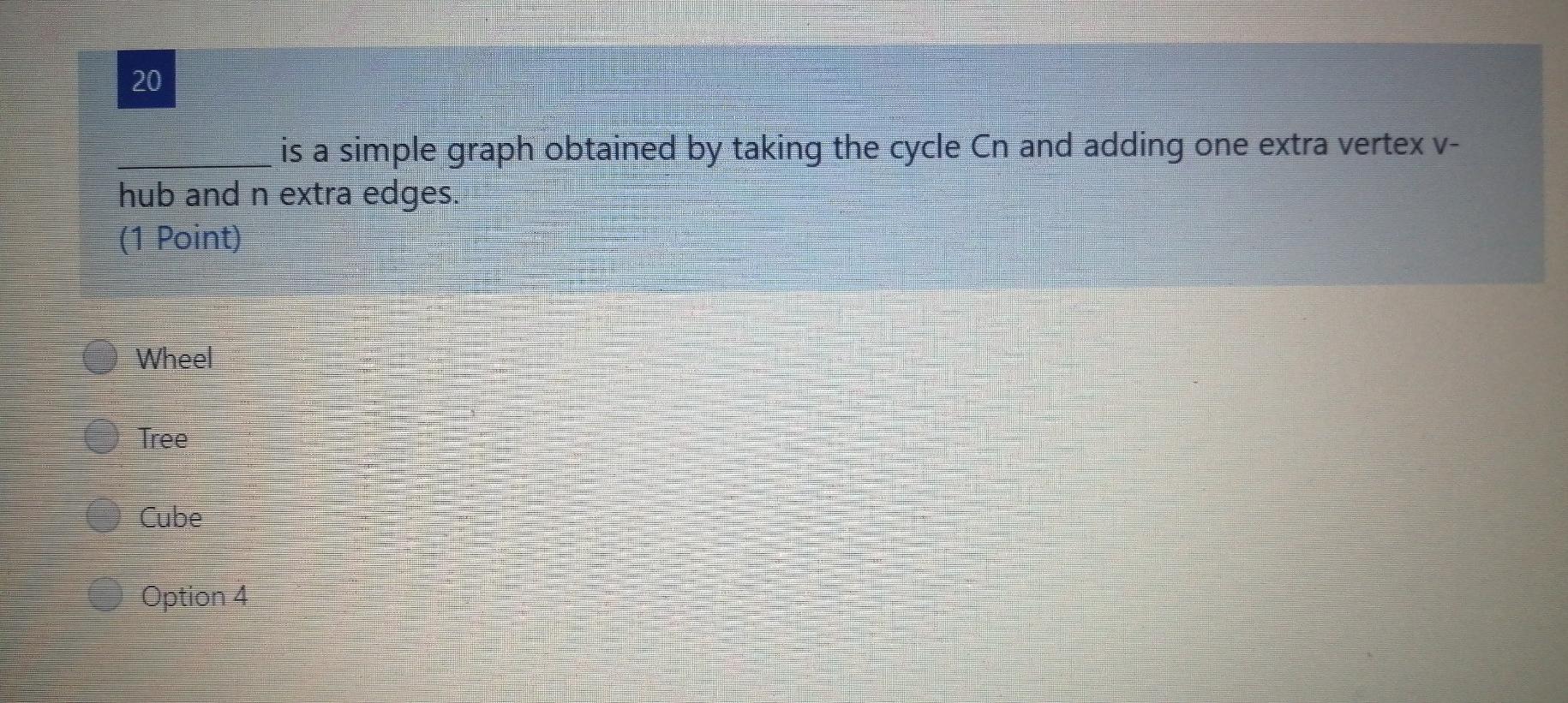 Solved 20 is a simple graph obtained by taking the cycle Cn | Chegg.com