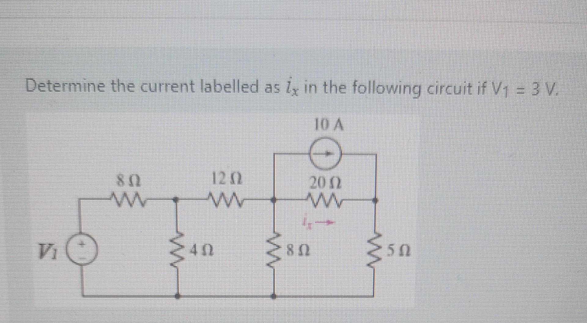 Solved Determine the current labelled as it in the following | Chegg.com Solved Determine the current labelled as it in the following | Chegg.com