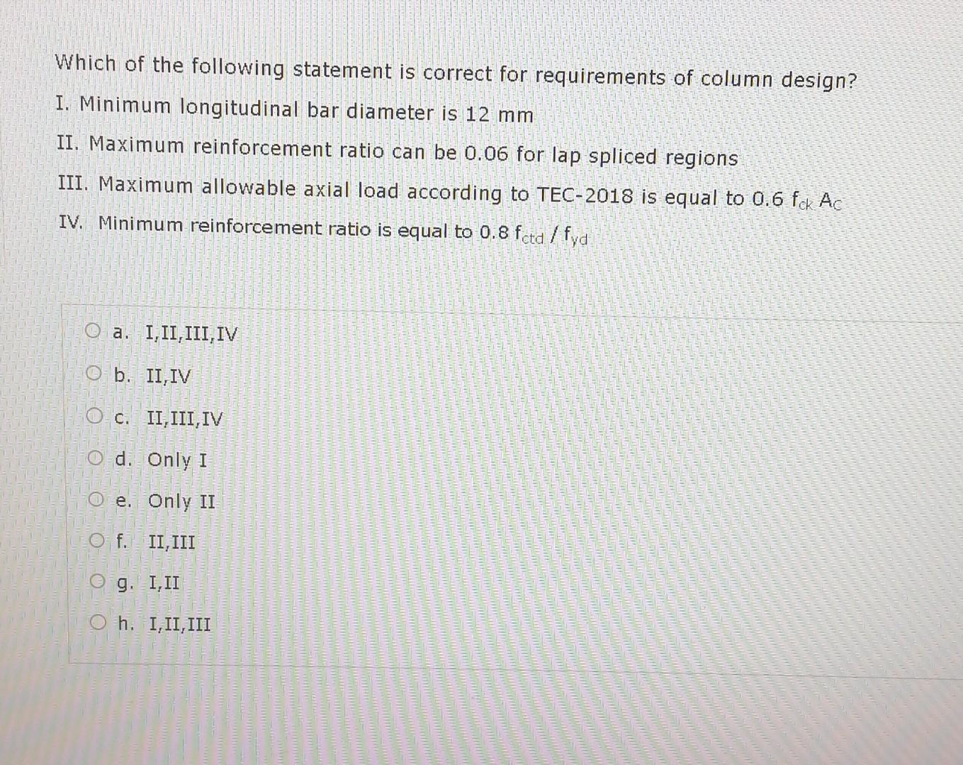 Solved Which of the following statement is correct for | Chegg.com