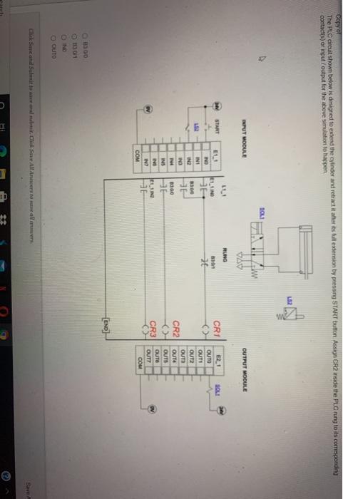Solved Copy of The PLC circut shown below is designed to | Chegg.com