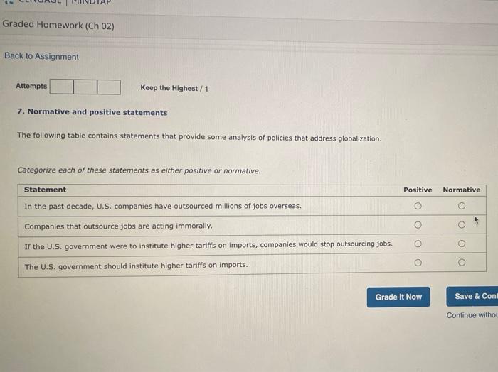 Solved Graded Homework (Ch 02) Back to Assignment Attempts | Chegg.com