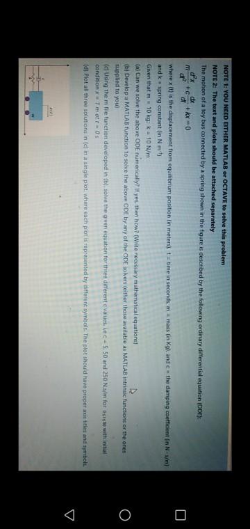 Solved NOTE 1: YOU NEED EITHER MATLAB or OCTAVE to solve | Chegg.com