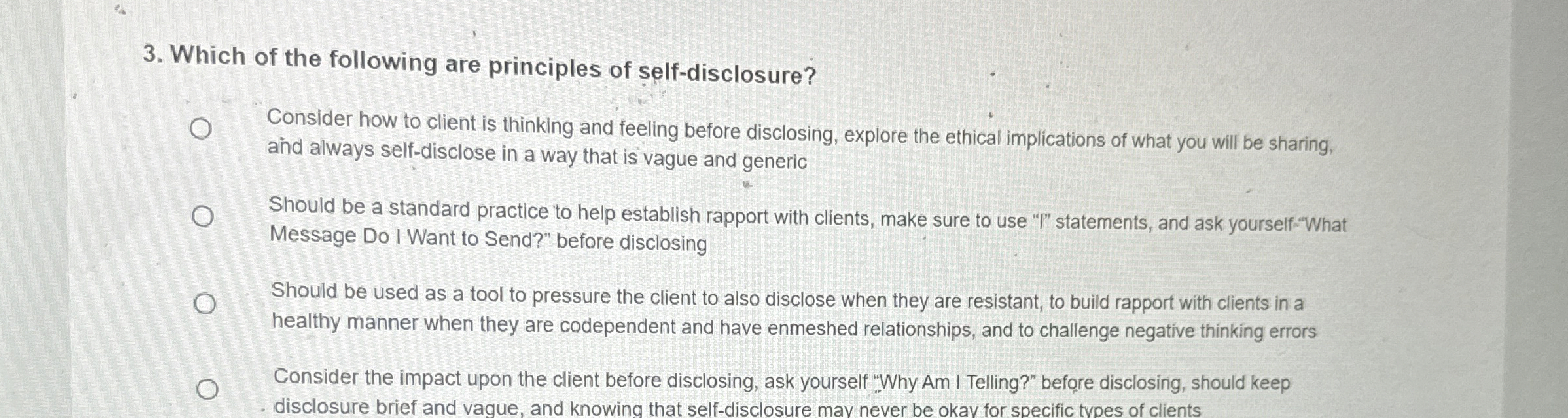 Solved Which of the following are principles of | Chegg.com