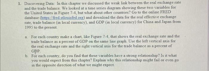 Solved 1. Discovering Data: In this chapter we discussed the | Chegg.com