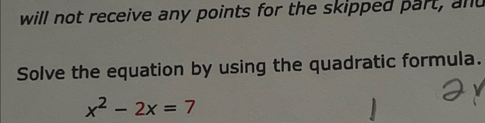 Solved will not receive any points for the skipped part, din | Chegg.com