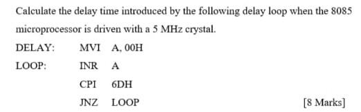 Solved Calculate the delay time introduced by the following | Chegg.com